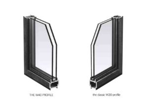 The W40 Steel window profile | Steel Windows and Doors London